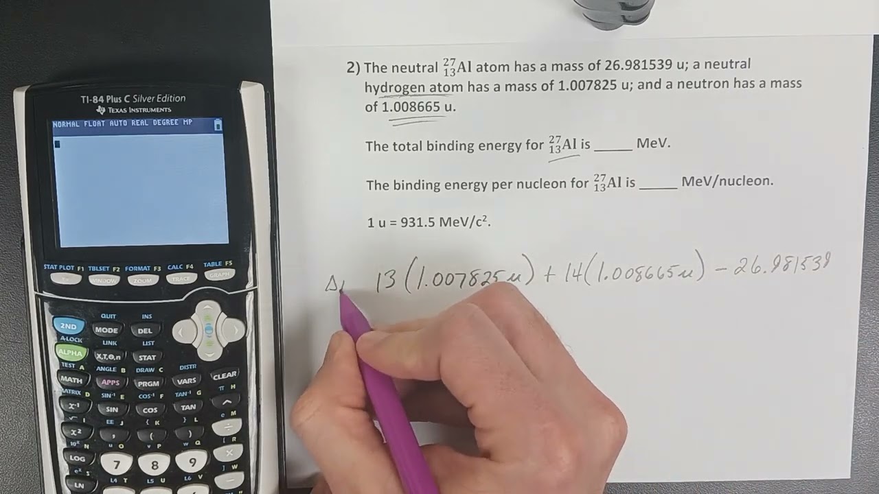 Physics II: Ch  30, Nuclear Physics Example 2