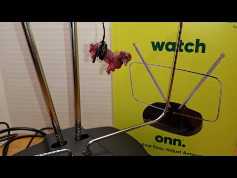 Unboxin Doxin - onn. Indoor Easy Adjust HDTV Antenna With 20 Mile Reception Range