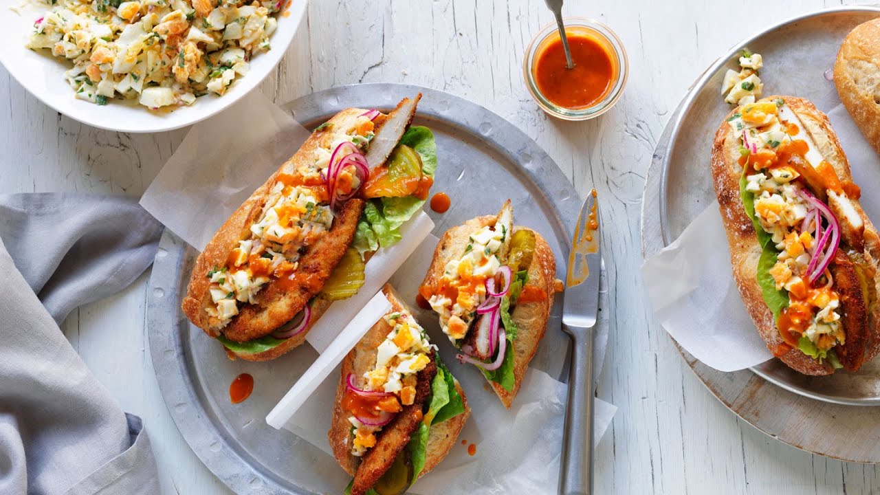 Peri Peri Egg Salad Subs Recipe | myfoodbook
