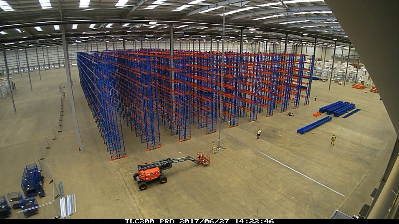 Time Lapse Pallet Racking Installation