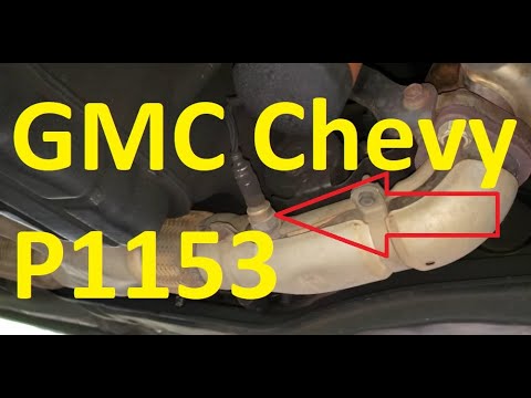Causes and Fixes GMC Chevy P1153 Code: HO2S Insufficient Switching Bank 2 Sensor 1