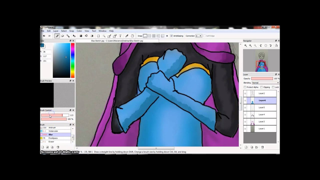 Queen Elsa Speedpaint
