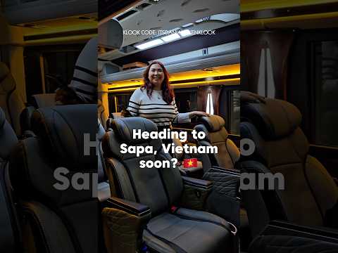 This is the BEST way to travel from Noi Bai airport in Hanoi to Sapa, Vietnam! 🇻🇳⛰