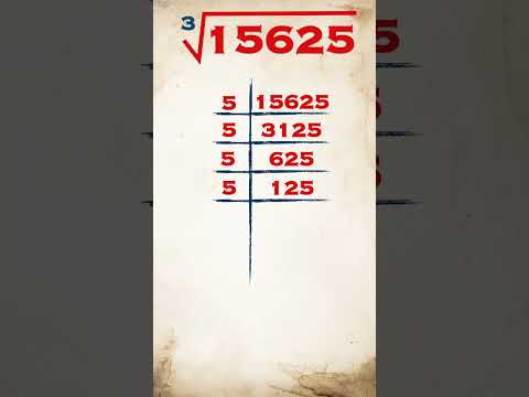 Cube root of 15625 / 15625 ka ghanmul / #publicmaths #shorts #cuberoot #mathsshorts