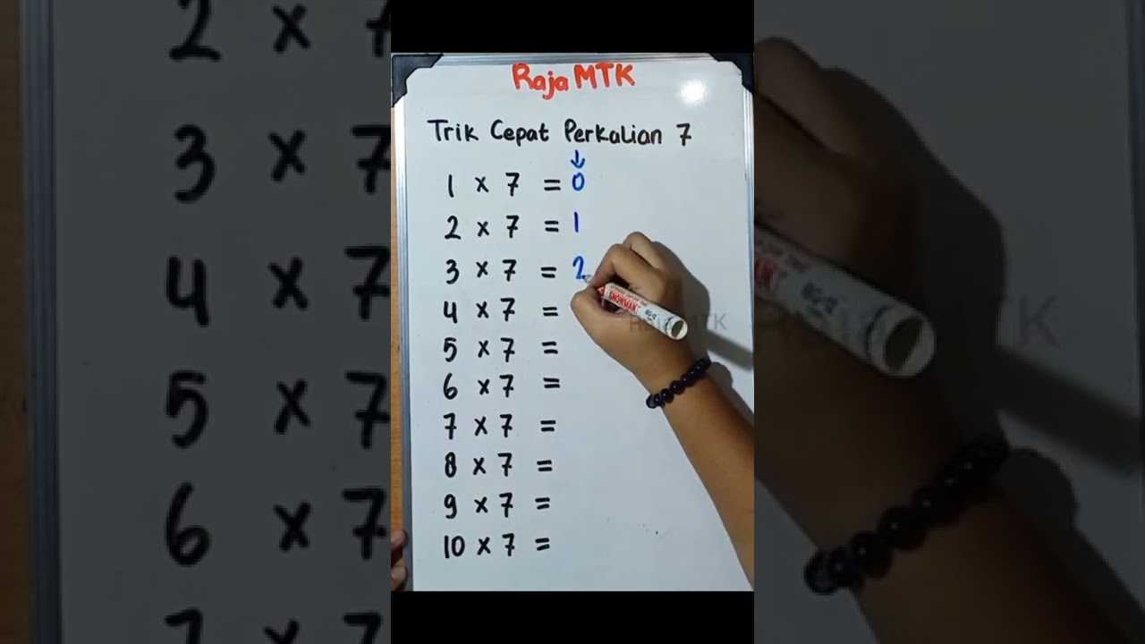 TRIK CEPAT PERKALIAN 7 | BELAJAR MATEMATIKA #matematika #math #belajarmatematika