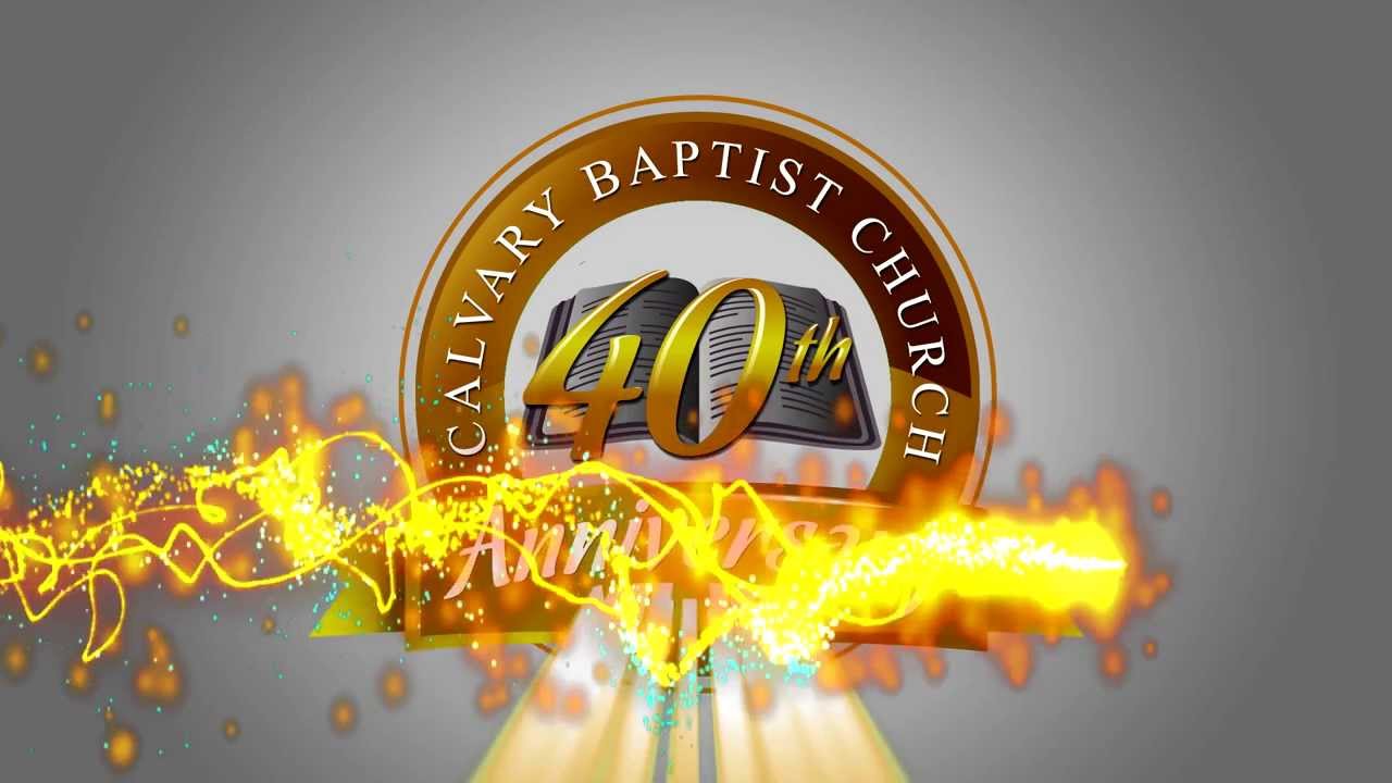 CHURCH ANNIVERSARY LOGO ANIMATION