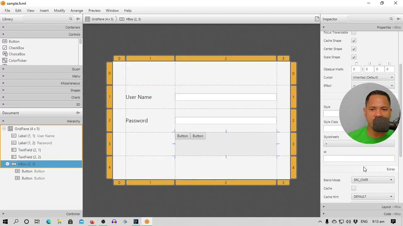 Simple JavaFX GUI (Basic Login)