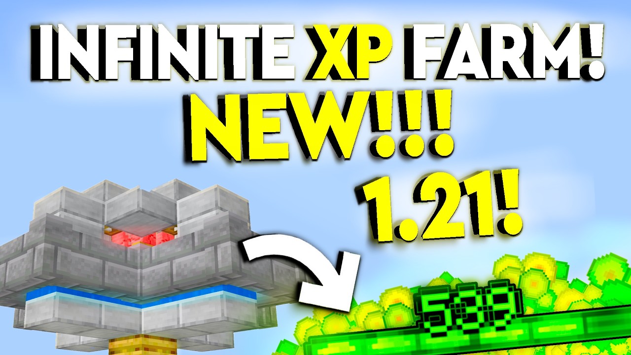 BEST 1.21 INFINITE XP FARM Minecraft Tutorial 190 Levels In 3 Minutes ...