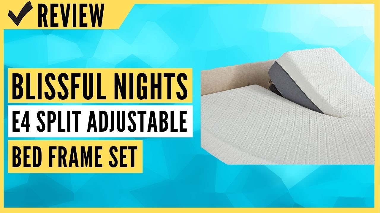 Blissful Nights - e4 Split Head Flex Top King Size Adjustable Bed Frame Set Review