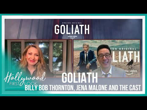 GOLIATH (2021) | Billy Bob Thornton, Jena Malone and the cast chat with Rick Hong