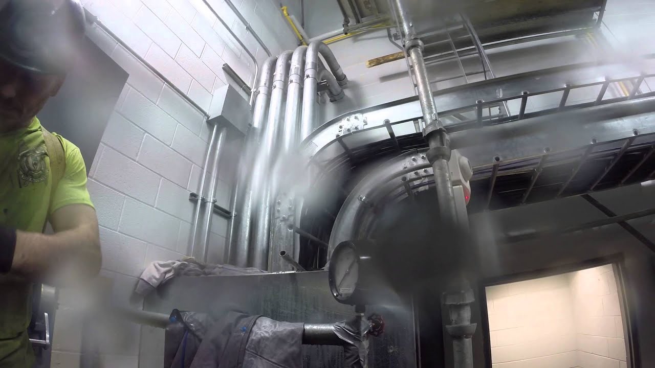 Deluge Sprinkler System Test 1/4, Hydro-Electric Plant Transformer Vault