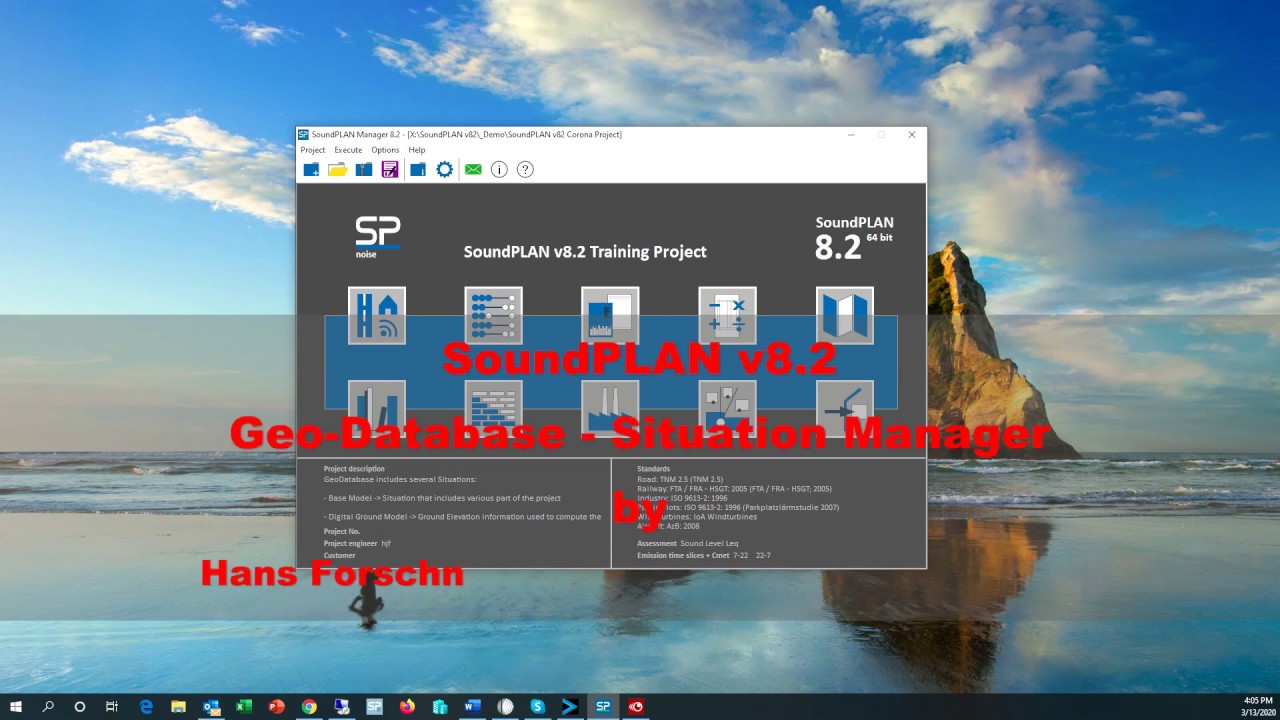 SoundPLAN 8.2 Geo-Database Situation Manager