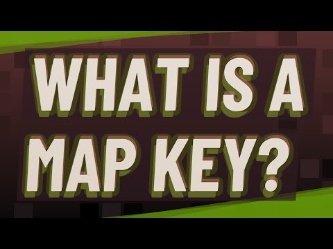 What is a map key?