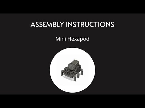 Free STL file Mini Hexapod 🦂・3D print design to download・Cults
