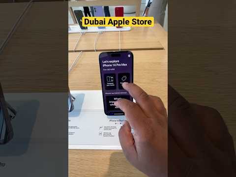 iPhone Price in Dubai Apple Store #provikrant #dubai #shorts #hindi