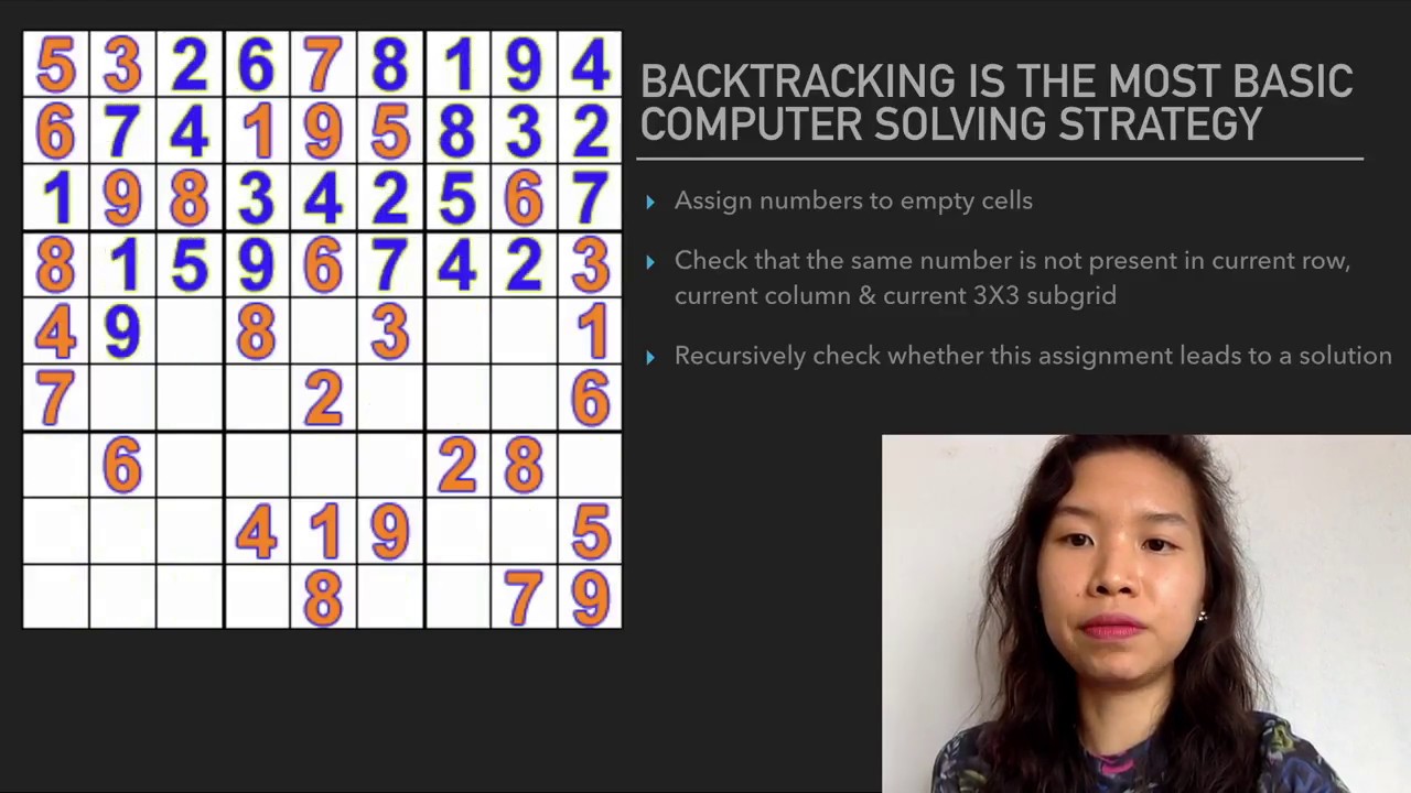 Sudoku Solver | Backtracking Search Algorithm to Solve Sudoku