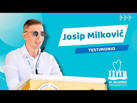 TESTIMONIO DE JOSIP MILKOVIC DURANTE EL MLADIFEST – ROSAS PARA LA GOSPA