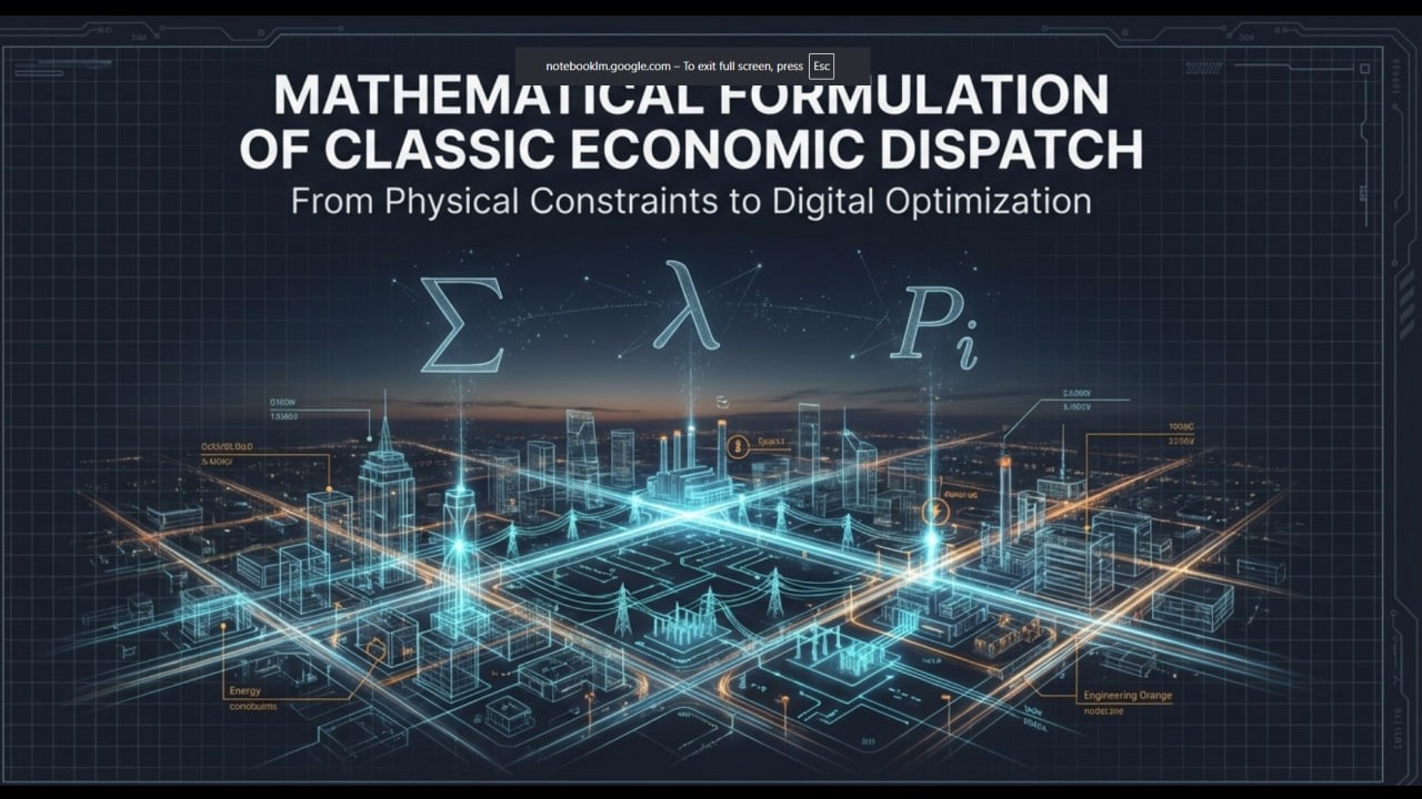 Economic Dispatch Problem: Unlock the Fundamentals of Power System #optimization  #energytransition