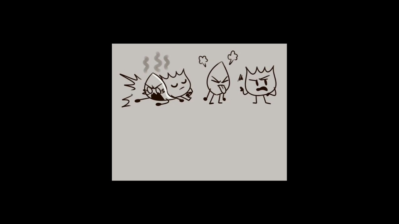 Firey And Leafy Before BFB 22 (Fireafy) [BFDI Art]
