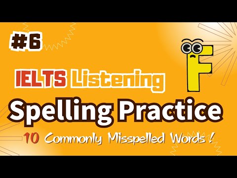 Commonly Misspelled Words in IELTS Listening, Words Beginning with F