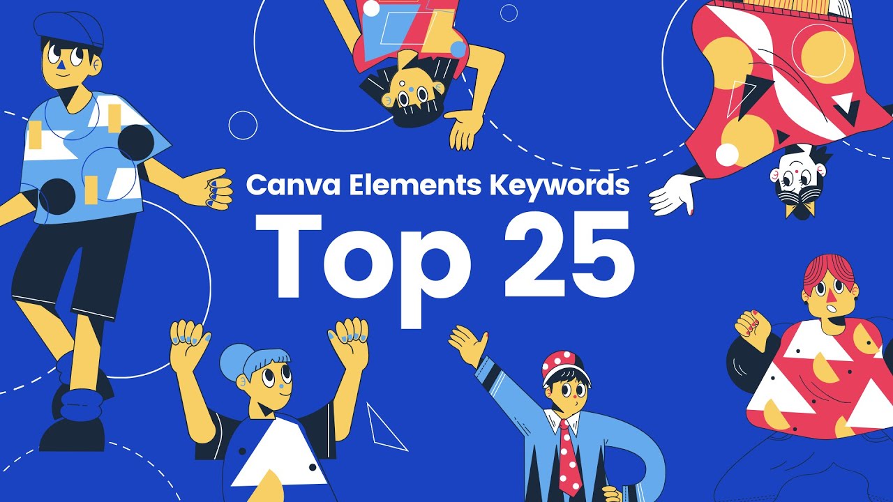 Top 25 Canva Elements Keywords