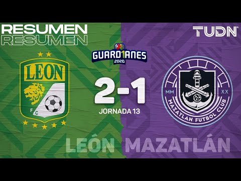 Resumen y goles | León 2-1 Mazatlán | Guard1anes 2020 Liga Mx - J13 | TUDN