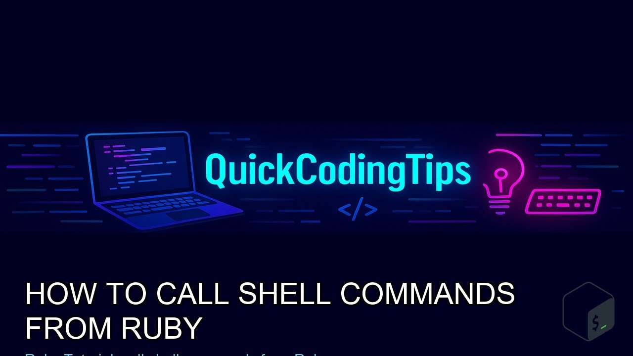 Ruby Tutorial: call shell commands from Ruby