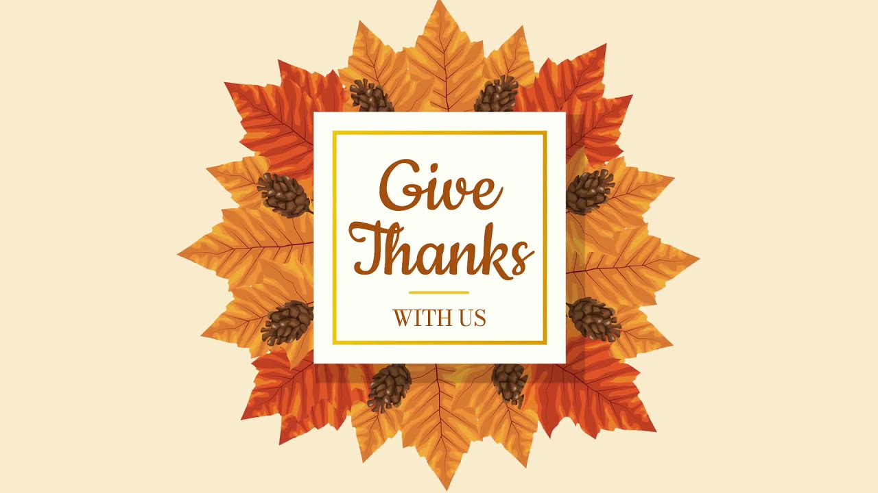 Free Thanksgiving Event Video Template (Customizable) - FlexClip