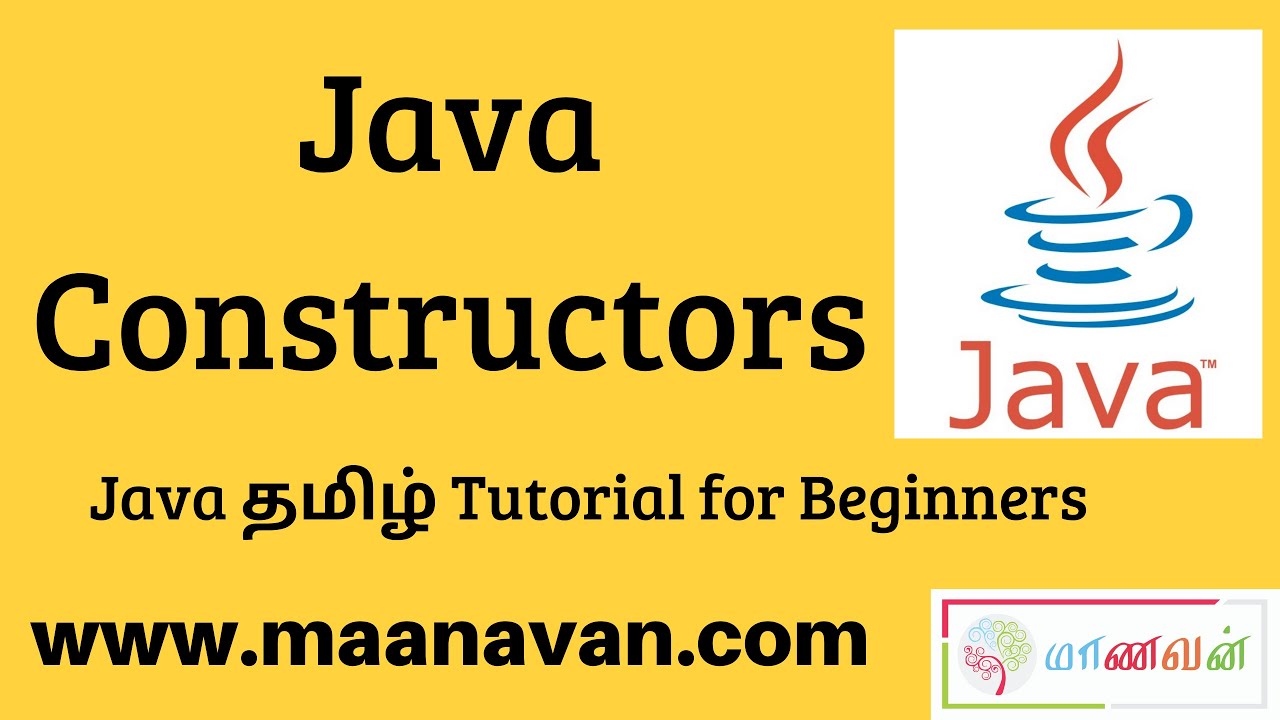 Java Constructors | #02 Java Tamil Tutorial for Beginners