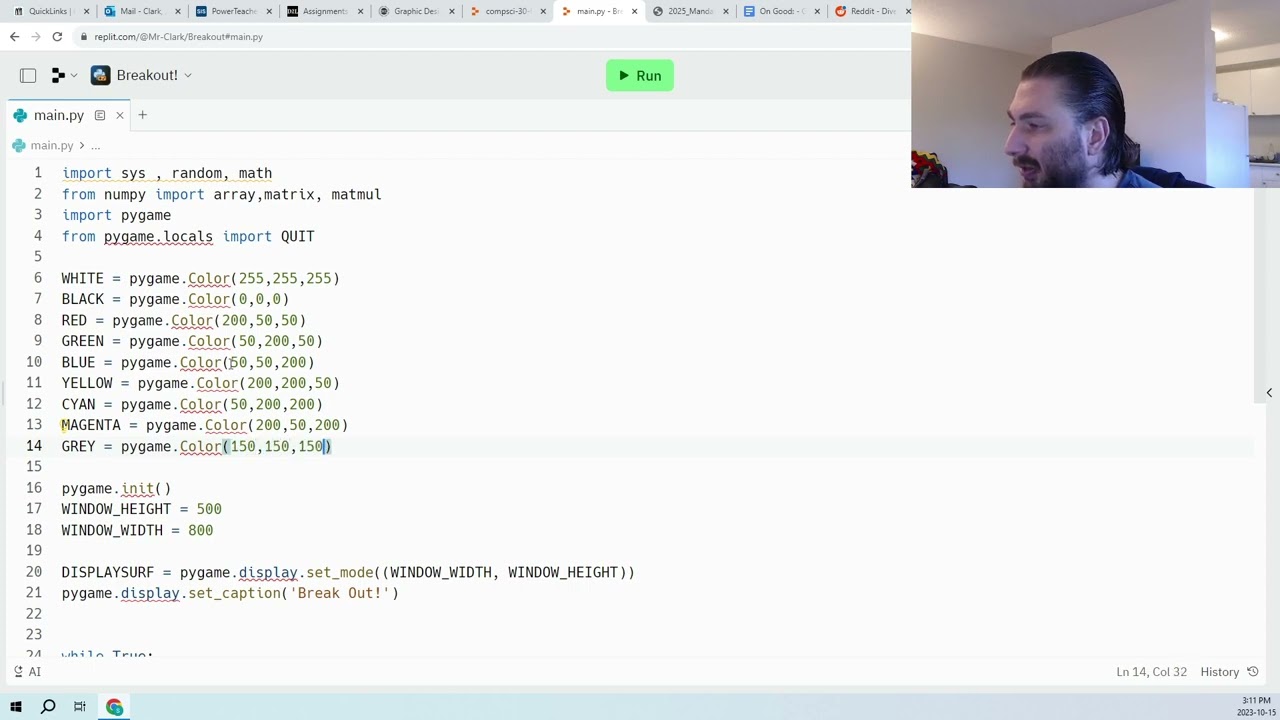 Python Brickout Tutorial