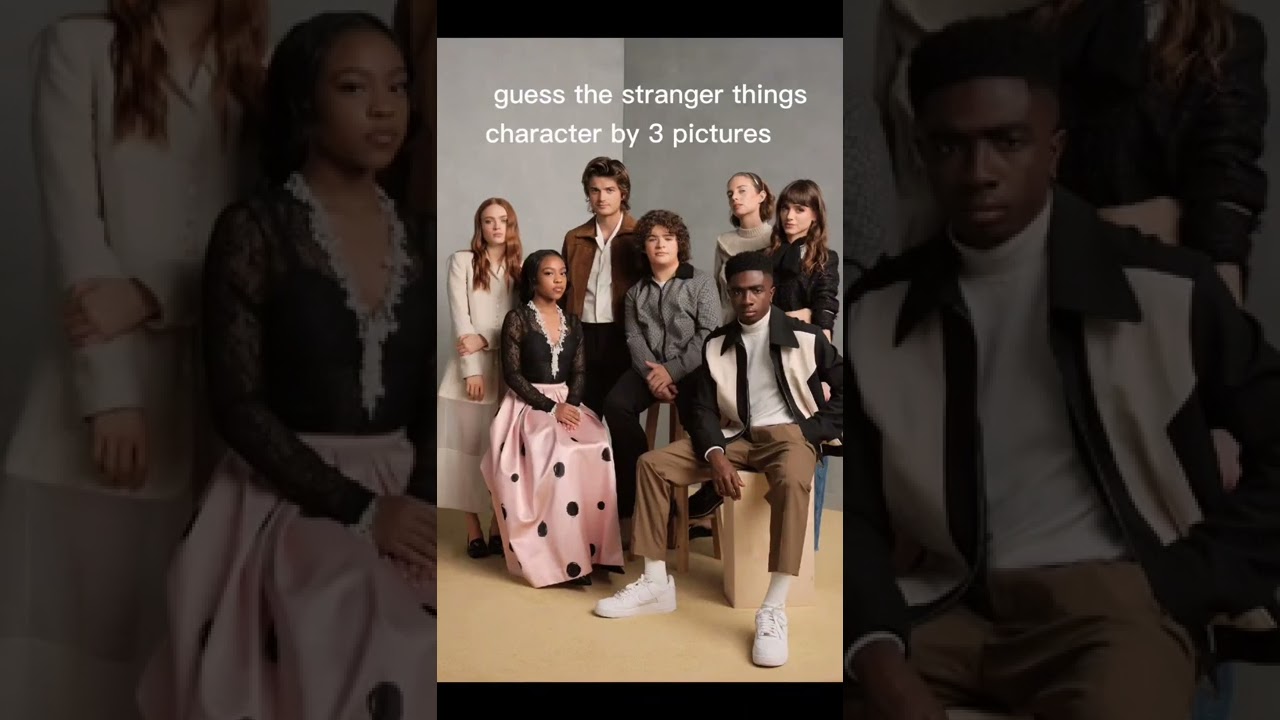 guess the stranger things character by 3 pictures (medium) #strangerthings