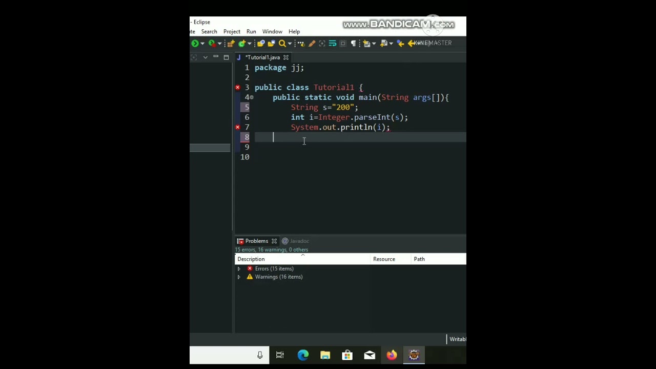 convert string to int in java interview questions #5 #shorts