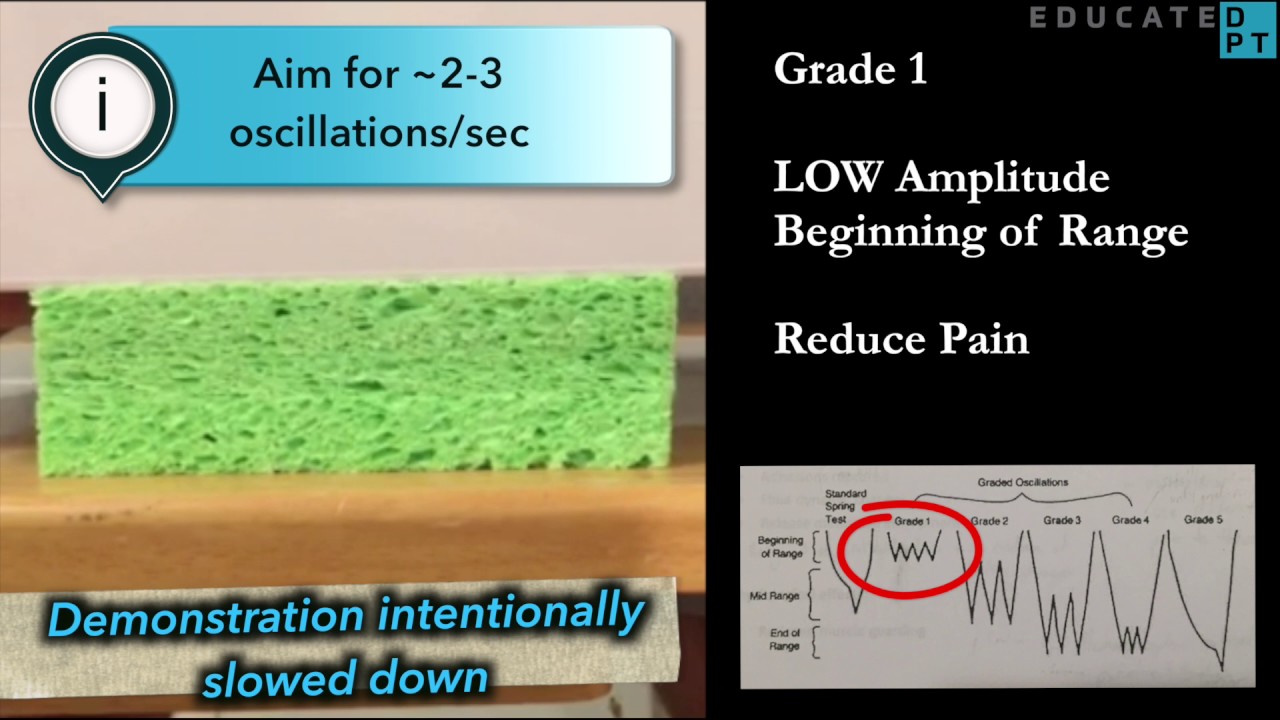 Maitland Mobilization Grading - A Visual Aid