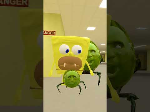 Beware! SpongeBob is Lurking Behind the Wall! 😱 P6 #meme #gmod