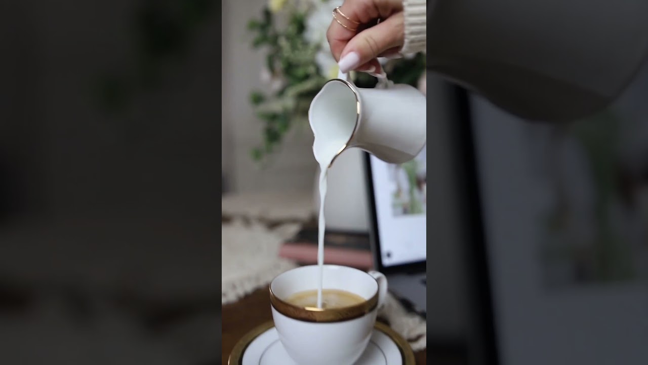 Sip, Scroll, Shine ☕💻 Where Elegance Meets Morning Rituals #luxurylifestyle  #selfcare #collagen