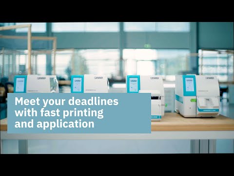 Automated marking for maximum efficiency with the THERMOMARK E SERIES