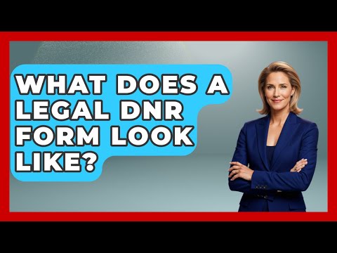 What Does A Legal DNR Form Look Like? - First Response Medicine