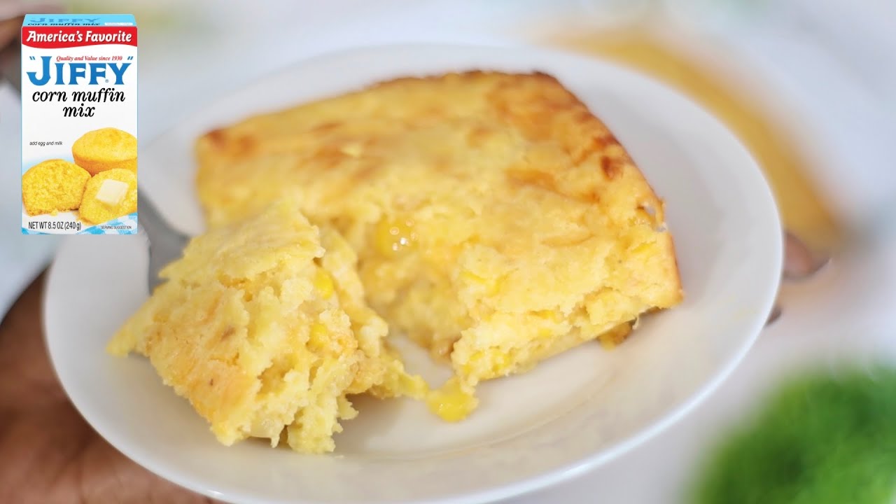 Moist & Easy Jiffy Mix Corn Casserole Recipe ~ Thanksgiving Recipes