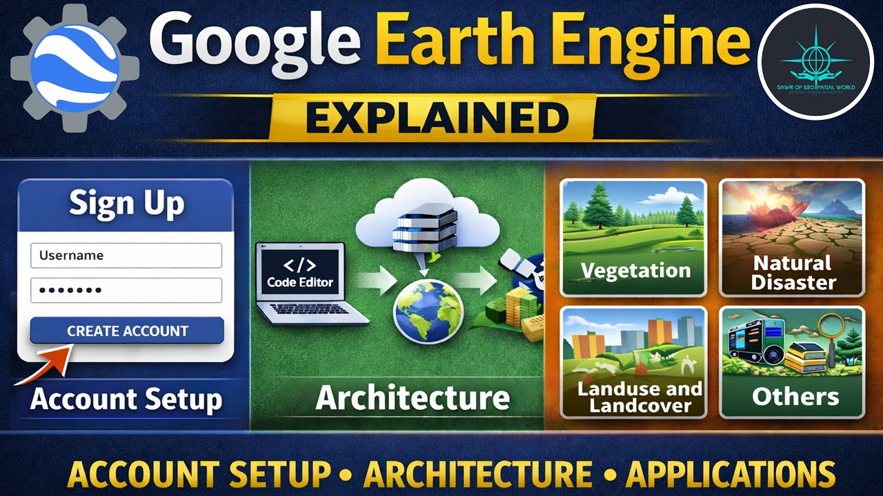 Google Earth Engine Explained | Tutorial 1: Account Setup, Architecture & Applications