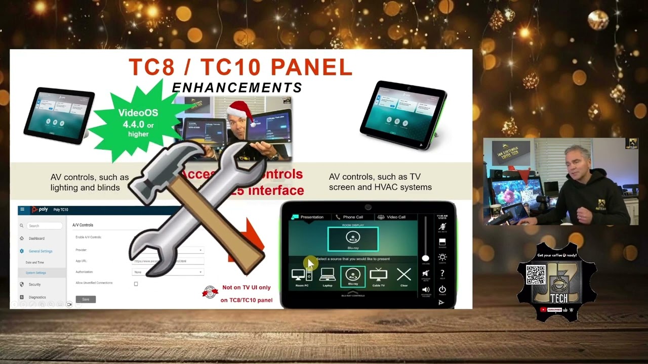 ☕Tech🎛️Quick Demo Poly TC10 AV Room Controls