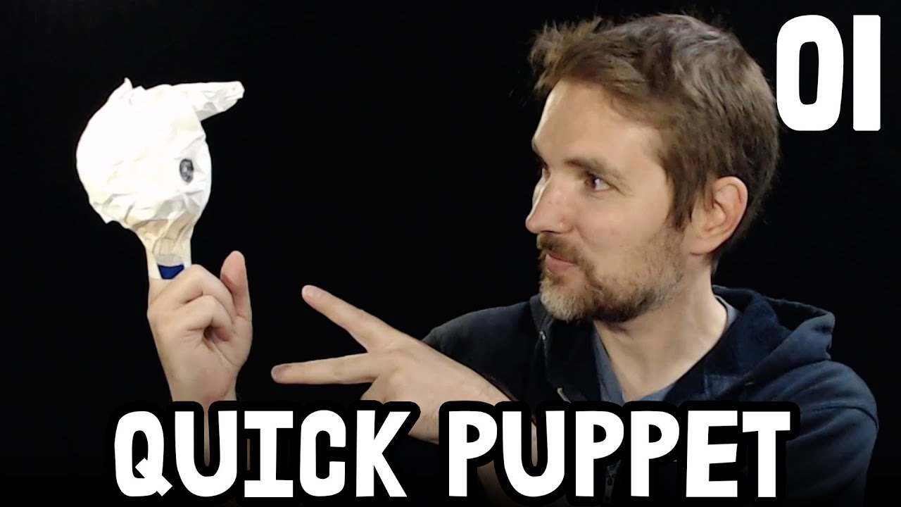01: Make a Quick Puppet - Hand Puppet Basics