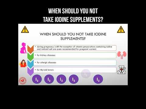 When should you not take iodine supplements? #iodine #thyroidproblems #thyroid #endocrinology