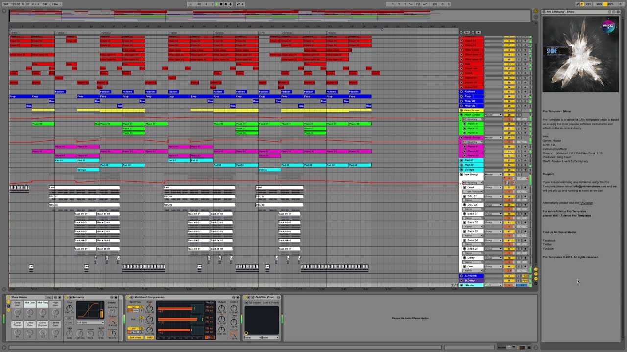 Shine Ableton Pro Template