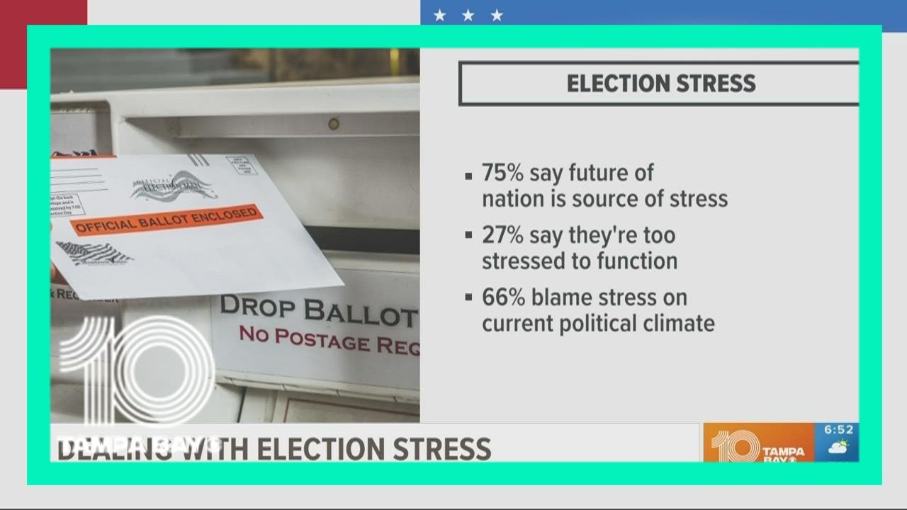 Tips for dealing with election stress