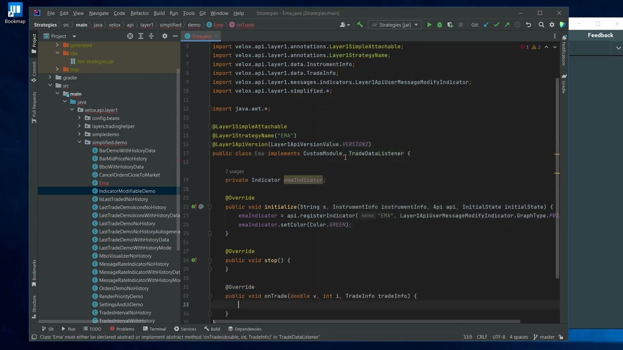 Bookmap Simplified API Setup Basics continued