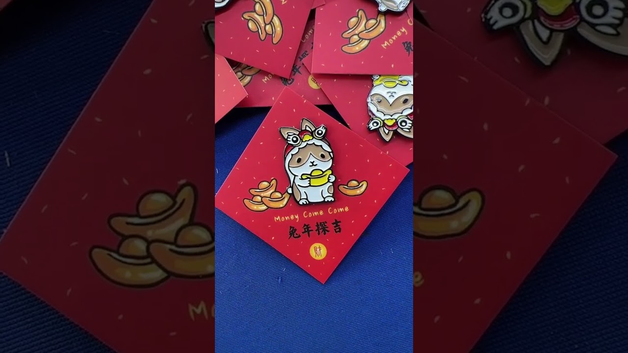 Cute Enamel Pins on Backing Cards l Relia Metal