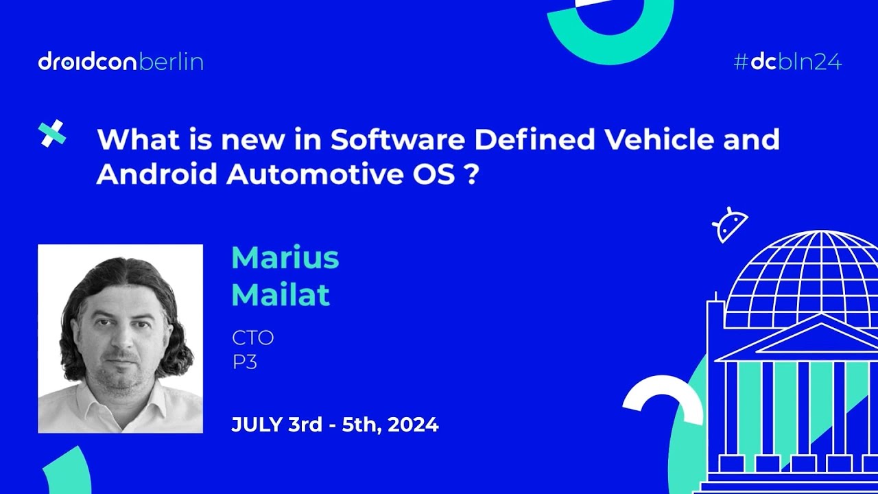 Software Defined Vehicle and Android Automotive OS - Marius Mailat | droidcon Berlin 2024