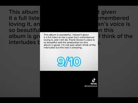 Channel Orange by Frank Ocean Review