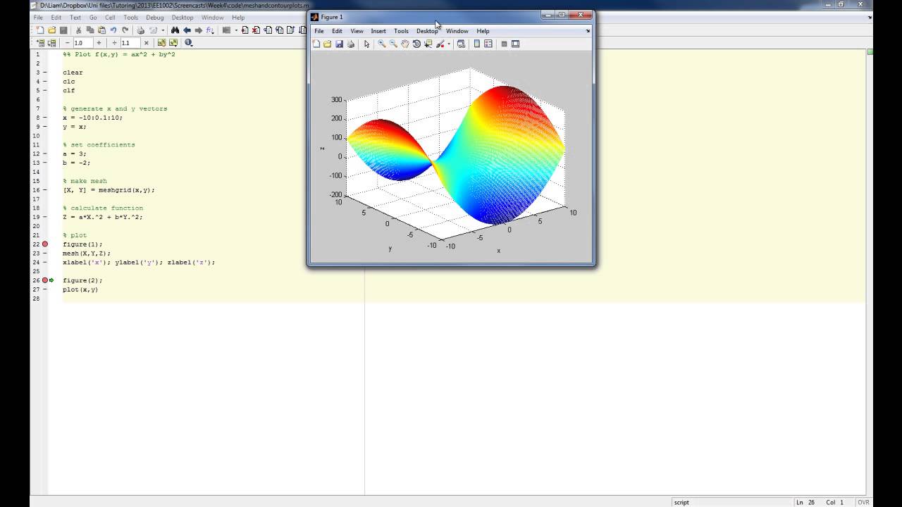 Week 4 - 13 - Mesh and Contour