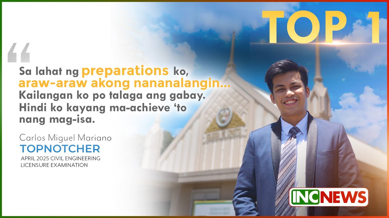 Top 1 - April 2025 Civil Engineers Licensure Examination | INC News